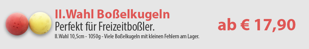 Boßelkugeln und Zubehör günstig online kaufen bei bossel.de
